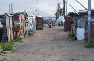 favela cape town - Por dentro da África